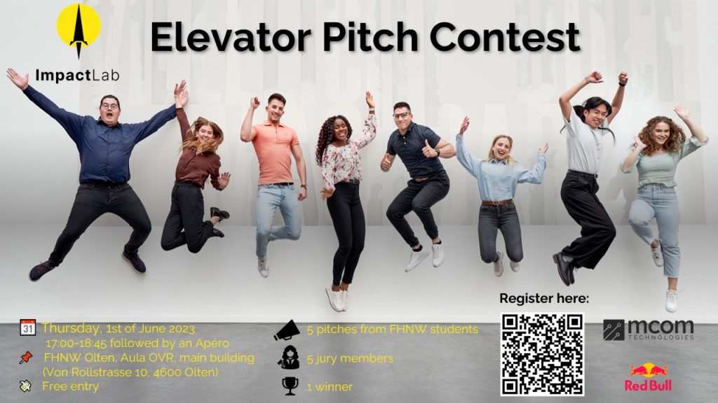 Elevator Pitch Contest ImpactLab @FHNW – ImpactLab
